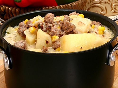 Carne Molida Con Papas Receta